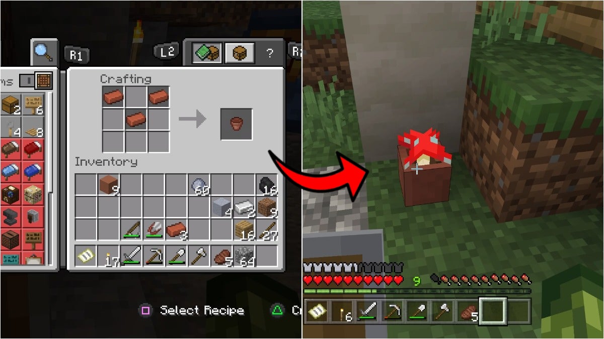 How To Make A Flower Pot In Minecraft VGKAMI